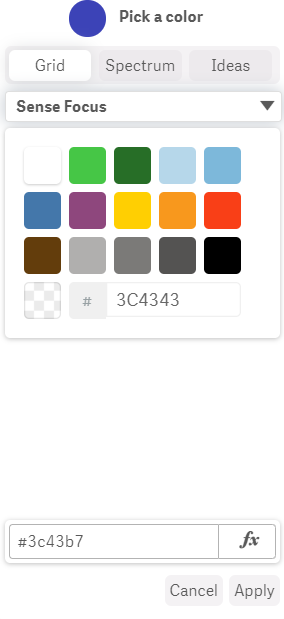 Using the Vizlib Color Picker – Vizlib